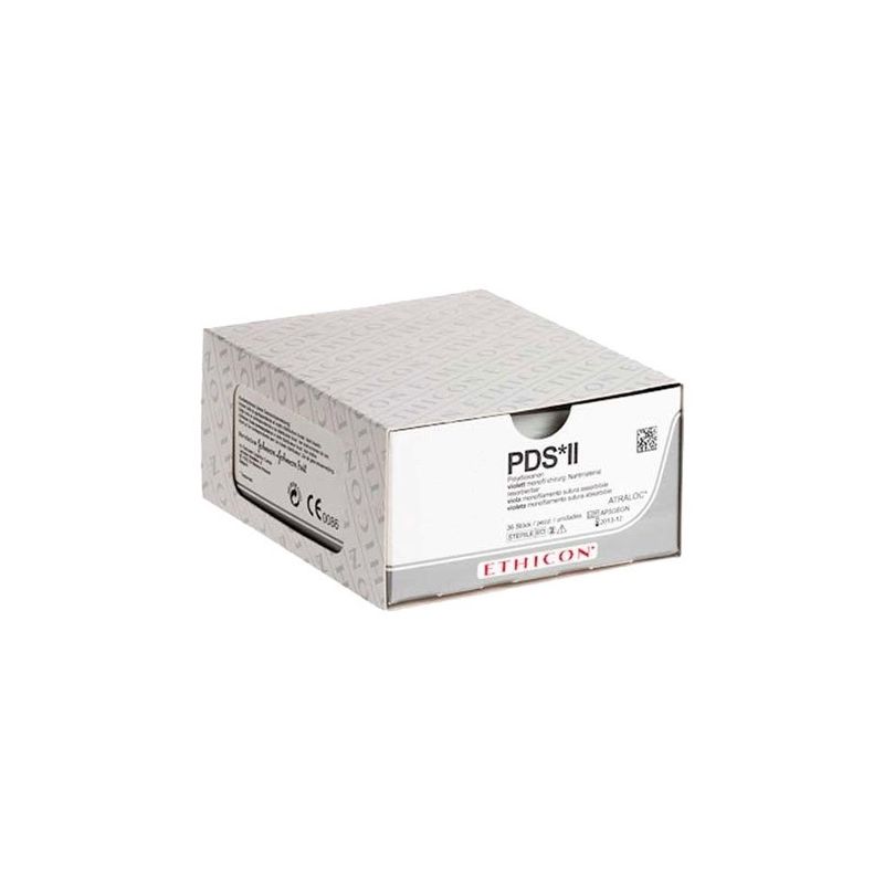 GIMA SUTURAS ABSORBIBLES ETHICON PDS II - CALIBRE 2/0 AGUJA 26 MM