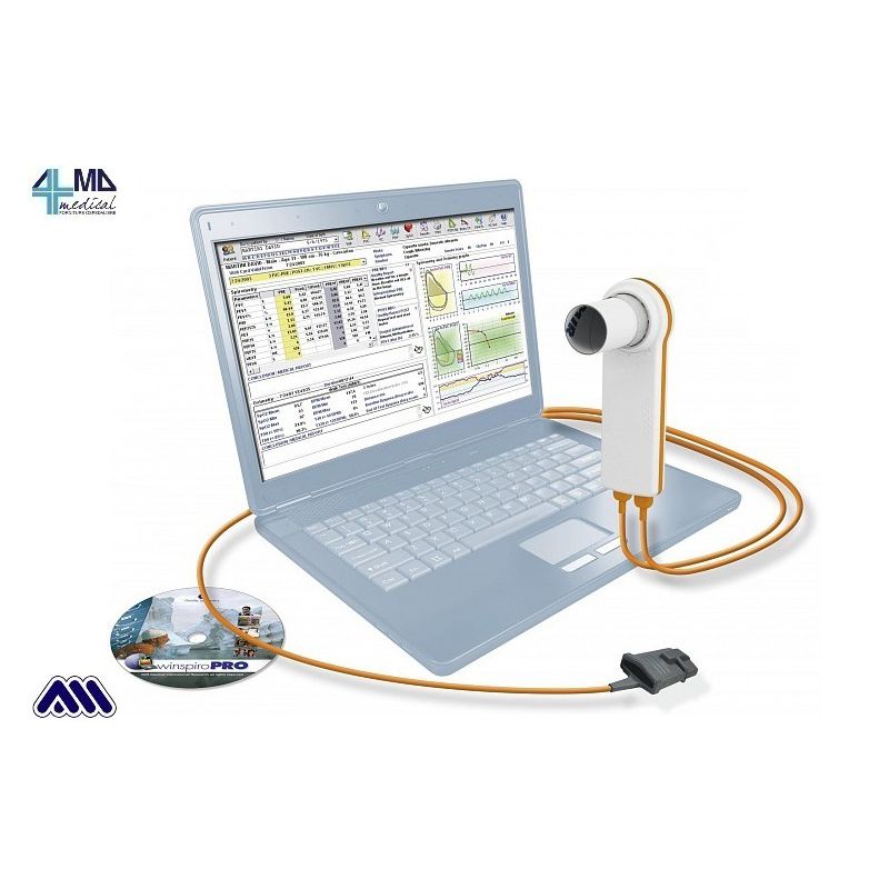 MIR ESPIROMETRO MINISPIR NEU - MIT SOFTWARE WINSPIRO PRO UND SPO2